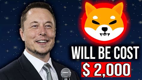 SHIBA INU SHIB New Price Prediction Latest News Elon Musk Invests YouTube