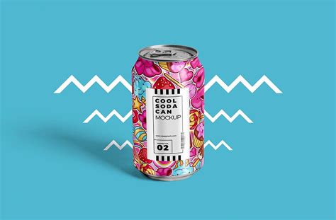 Free Tin Soda Can Mockup Mockuptree