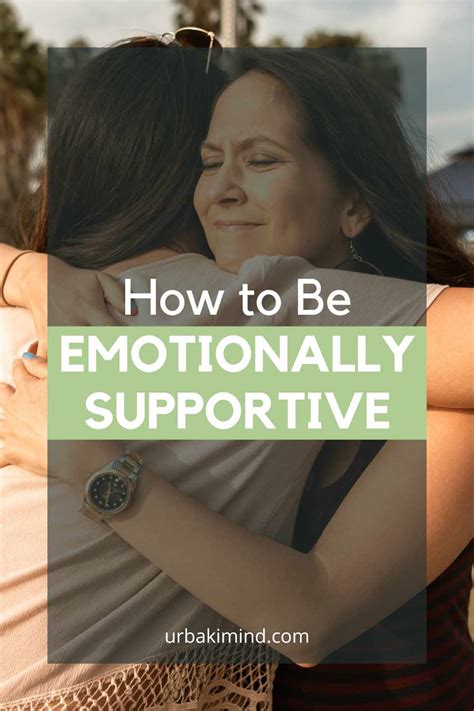 How To Be Emotionally Supportive Urbaki Mind