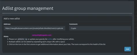 Install Pi Hole Network Ad Blocker On Debian 121110 Computingforgeeks