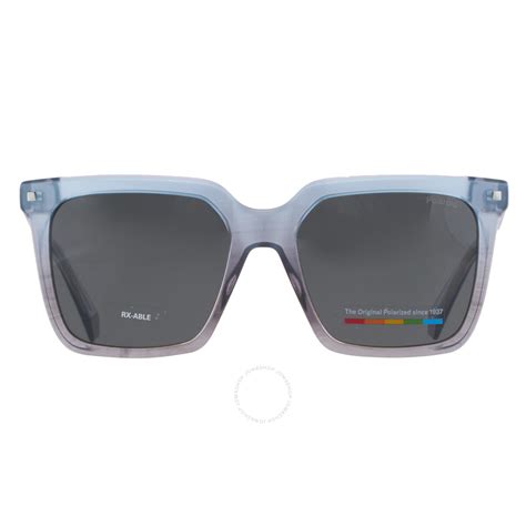 Polaroid Polarized Grey Rectangular Mens Sunglasses Pld 4116sx 010a
