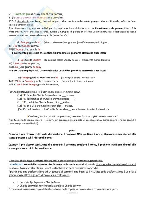 Linguistica Appunti Completi