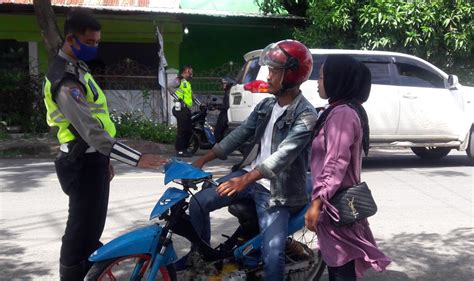 Satlantas Polres Jeneponto Tilang Puluhan Pengendara