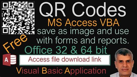 Ms Access Vba Qr Code Generator Save As Image For Forms And Reports Free Download Available