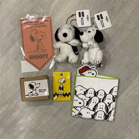 現貨 東京史努比博物館 史努比周邊 娃娃 小手帕 花瓶 明信片 組合 Tokyo Snoopy Museum 蝦皮購物