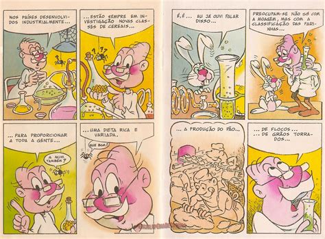 Enciclopédia de Cromos Vitinho conta a História dos Cereais 1987