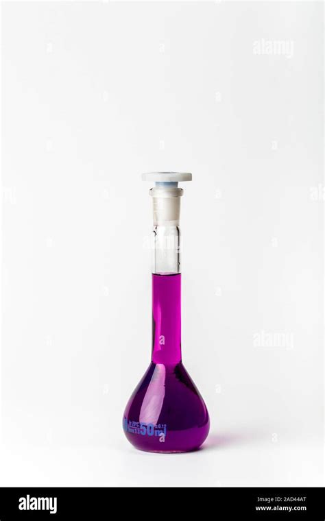 50ml Volumetric Flask A Type Of Laboratory Flask Calibrated To