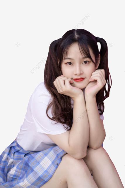 더블 포니테일 제복 소녀 체크 스커트 쌍말꼬리 유니폼 제복 Png 일러스트 및 이미지 에 대한 무료 다운로드 Pngtree