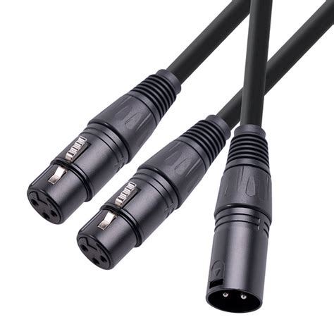 Кабель-разветвитель XLR Y-типа, соединительный кабель микрофона папа ...
