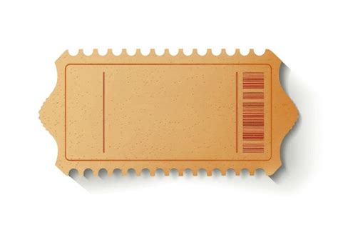 Vintage Ticket Stub Illustration Premium Ai Generated Image