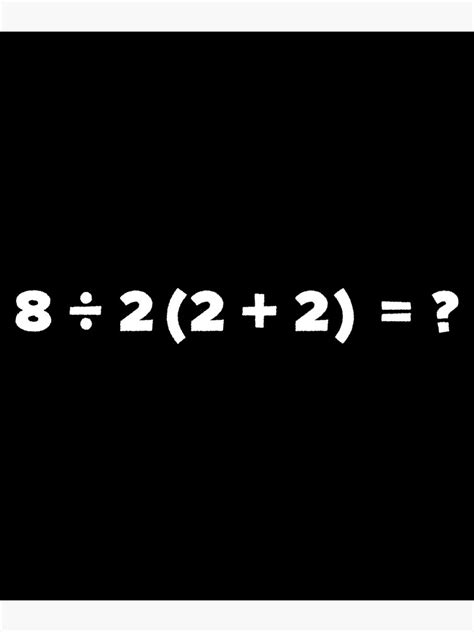 Funny Math Equation Viral Mathematics Confusing Equation Design
