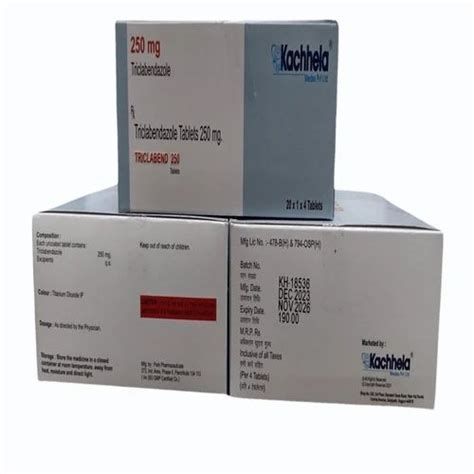 Triclabend 250 Mg Triclabendazole Tablet At Rs 300 Triclabendazole