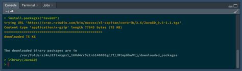 Java Unable To Install R Javagd Package On Osx Stack Overflow