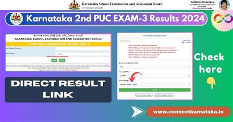 Karnataka Nd PUC Exam Result Announced Direct Link Karresults Nic In Connect