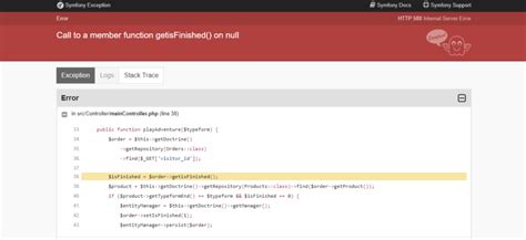 Php I Need To Change Display Error Off In Symfony Framework Stack