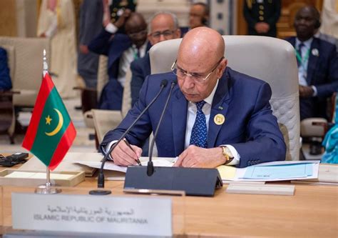 الرئيس غزواني الصين تمثل الشريك التجاري الأول لموريتانيا الصحراء