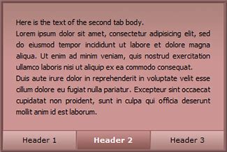 Likno Web HTML Tabs Builder JQuery HTML Tab Control Example Packs