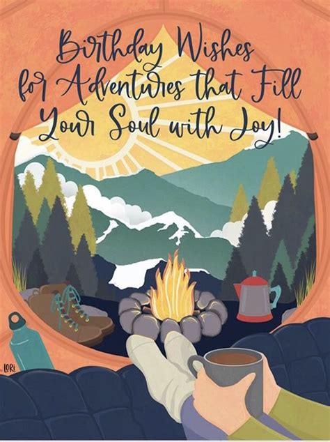 Hiking Birthday Wishes