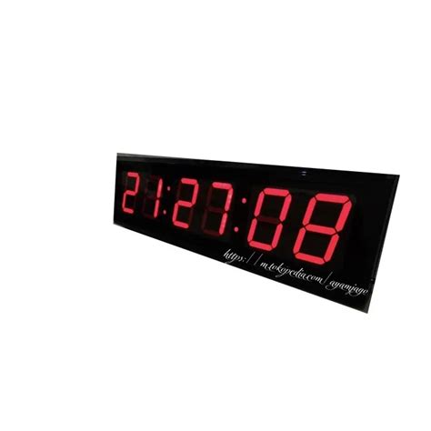 Jam Led Digital Clock Stopwatch Countdown Countup Timer Temperature
