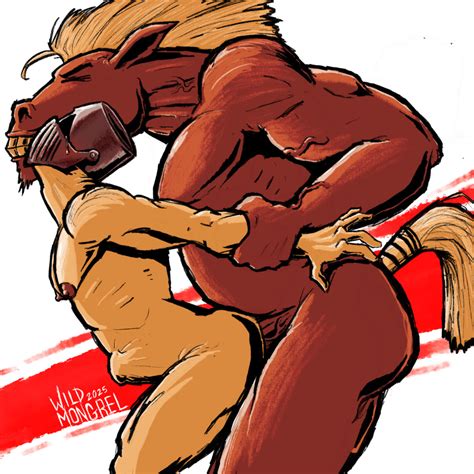 Rule 34 Anthro Bodily Fluids Digital Drawing Artwork Digital Media