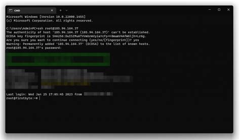 How To Connect To A Linux Server Via SSH FIRSTBYTE VDS VPS Cloud