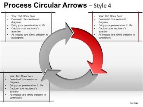 Ppt Templates Business Process Cycle Diagram Powerpoint Slides