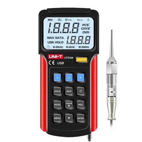Ut315a Portable Vibration Meter High Precision Meter Industrial Motor