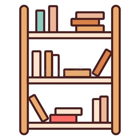 Ejemplo De LineColor Del Estante Ilustración del Vector Ilustración