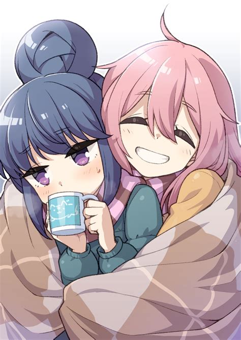 Автор Kagamihara Nadeshiko Shima Rin Yurucamp Лагерь на свежем