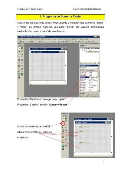 Manual De Visual Basic Cursos Multimedia