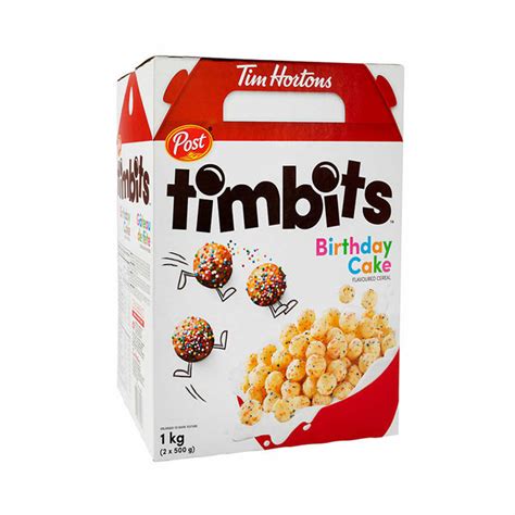 Post Timbits Birthday Cake Cereal 1 Kg Noble Linen