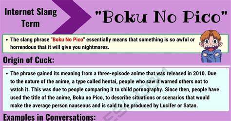 Boku No Pico Meaning What Does This Interesting Slang Term Mean • 7esl