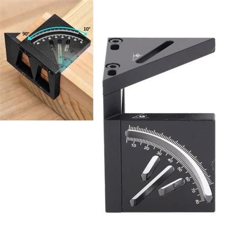 HEN querre de menuiserie 3D Règle de Mesure Multi angle 3D en Alliage