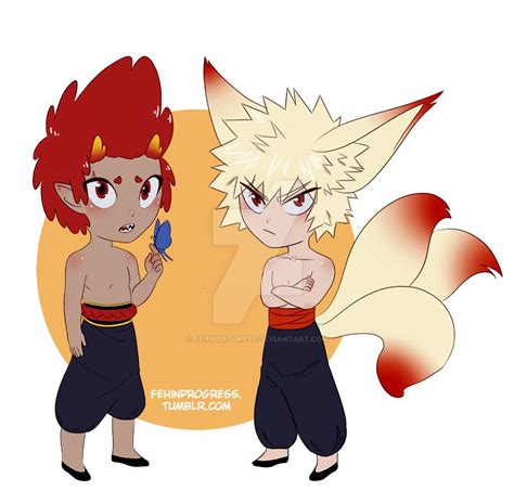0830 Kitsune Bakugou By Fehinprogress On Deviantart