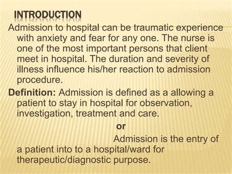 Discharge From Hospital In Nursing Ppt