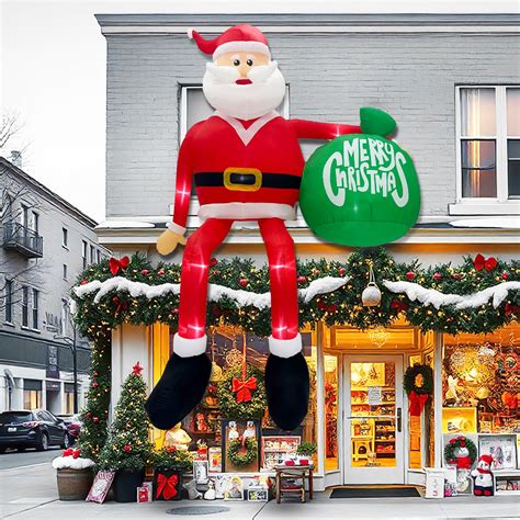 Gudelak 15ft Christmas Inflatable Outdoor Decoration Giant Christmas