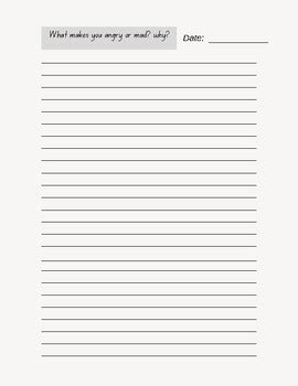 Freewrite Journal Grades 6 To 8 By Angelin Loves To Write Tpt
