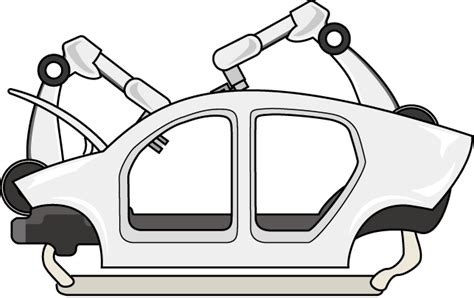 製造業25 自動車工場 仕事の無料イラスト素材 イラストポップ