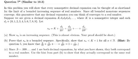 in this problem you will show that every nonnegative