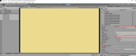 my player s rigidbody 2d is being continuously pushed downwards by box