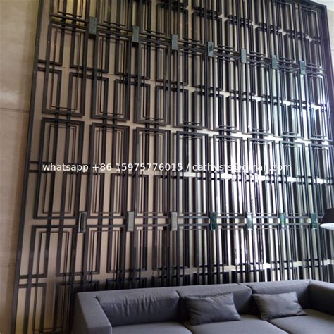 Classical Design Steel Decorative Screens And Partition With Gold Color