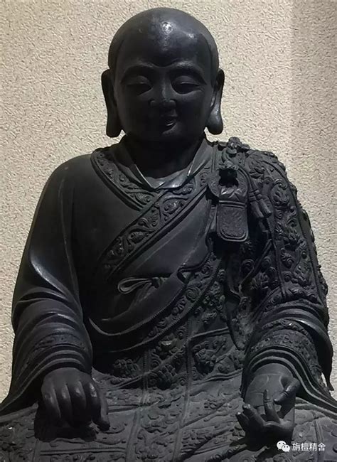 明代紫柏真可大师铜像 严寺