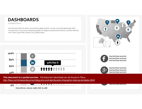Diagrams And Dashboards Infographic Style Powerpoint Template Ppt Slide Deck Powerpoint