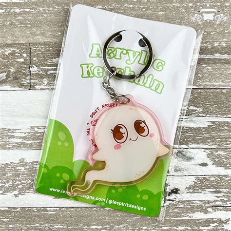 Spirit The Ghost ~ Acrylic Keychain Le Spirit Designs