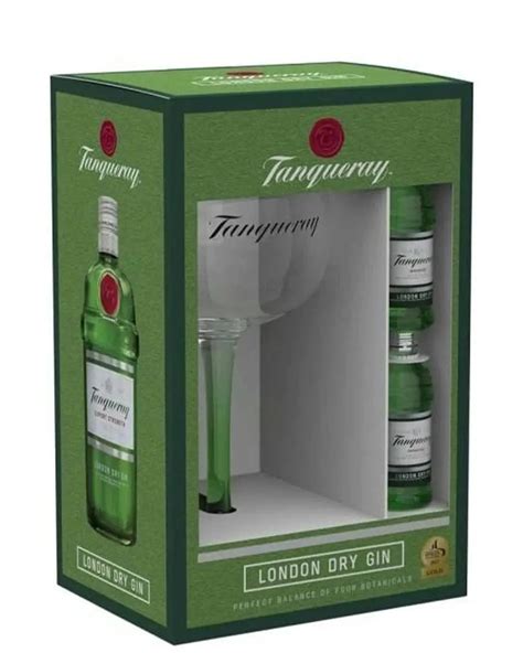 Buy Tanqueray London Dry Gin With Copa Glass T Set 2 X 5 Cl Online