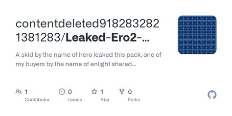 GitHub Contentdeleted9182832821381283 Leaked Ero2 Configs A Skid By
