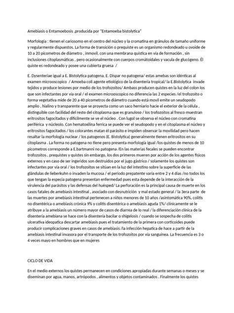 Amebiasis Pdf
