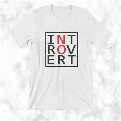 Introvert No T Shirt Black Red Sincerely An Introvert