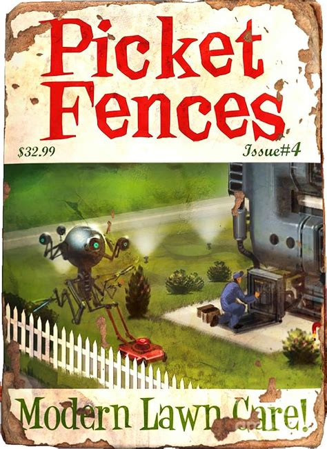 Fallout Picket Fences Magazine Painting By Hannah Clark Pixels