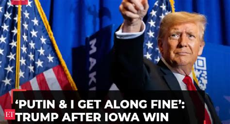 Putin And I Get Along Fine Donald Trump Promises To Solve Ukraine